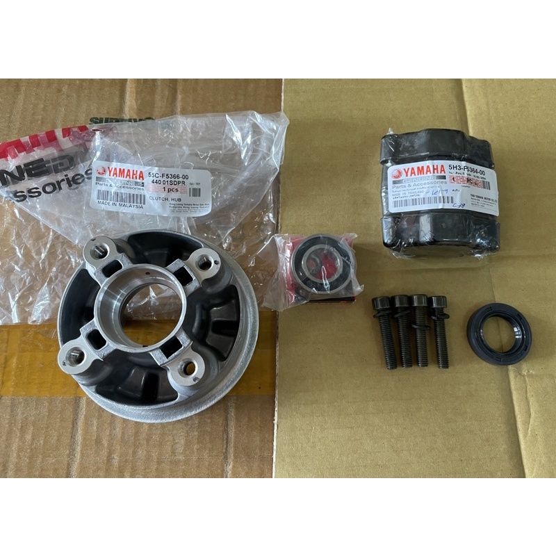 Combo: Sprocket Clutch Hub Sprocket Hub Original Yamaha LC135 5 Speed ...