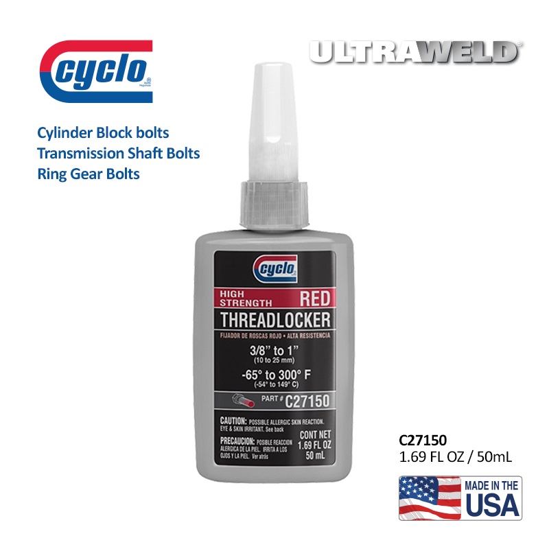 Cyclo Ultraweld High Strength Threadlocker C27150 | Shopee Malaysia