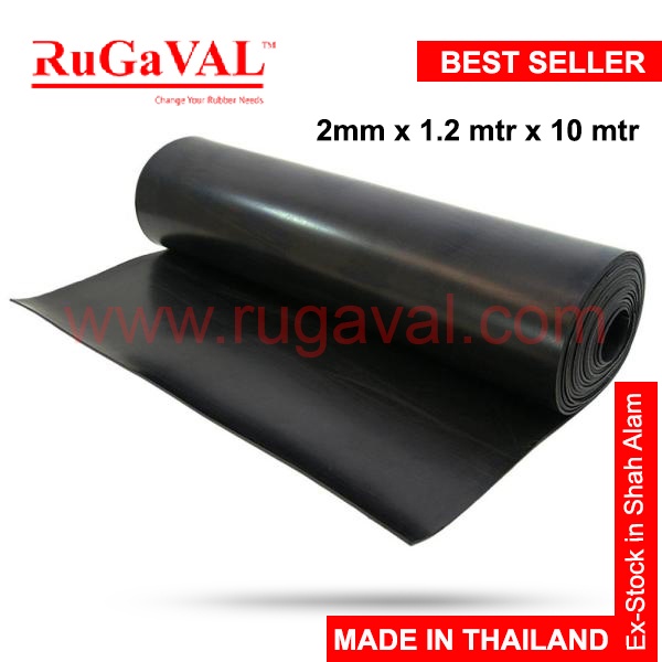 Neoprene Rubber Sheet I Size:2mm(Thk)x1.2mtr(Width)x10mtr(L) I ...