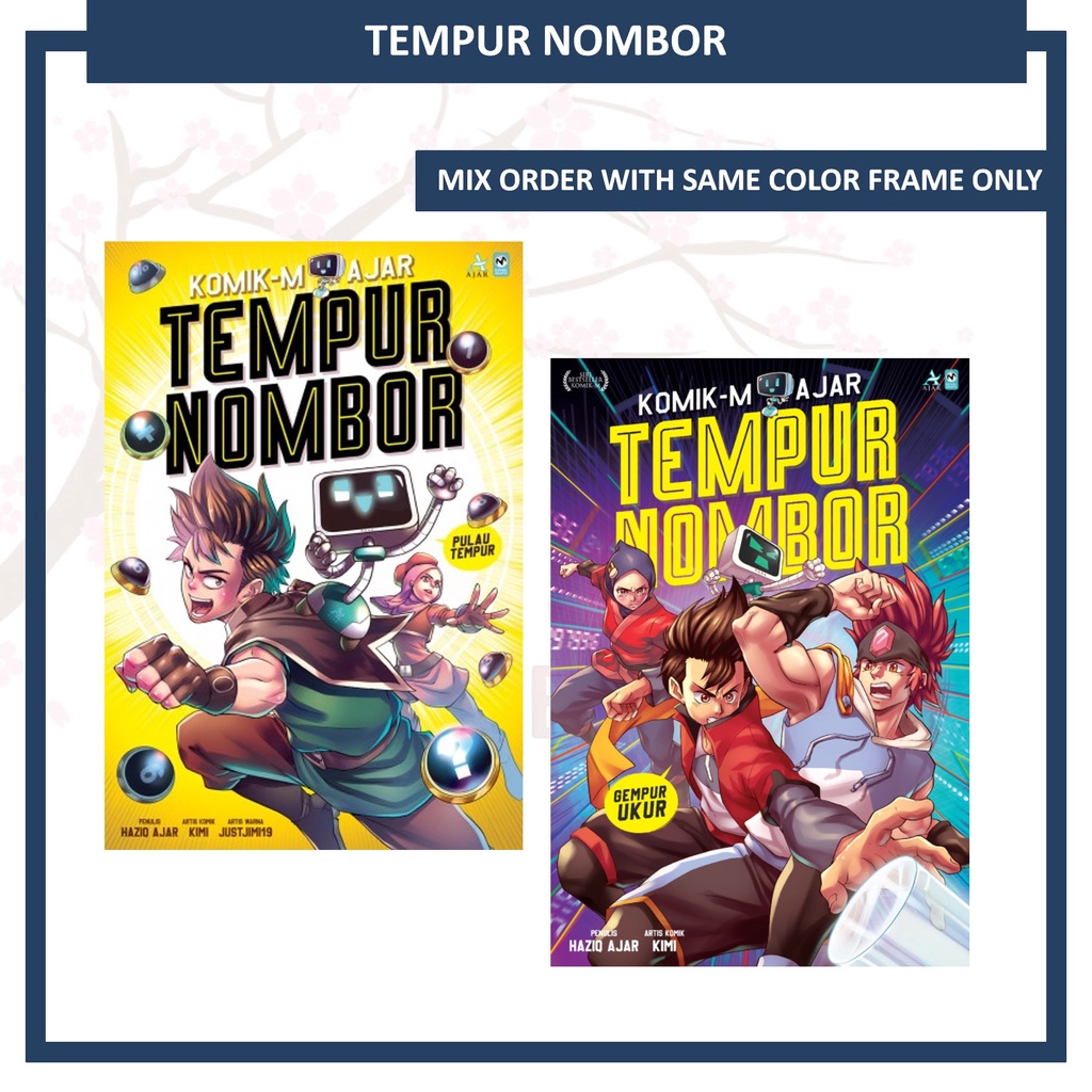 Komik M - Tempur Nombor #1: Pulau Tempur | Tempur Nombor #2: Gempur Ukur | Shopee Malaysia