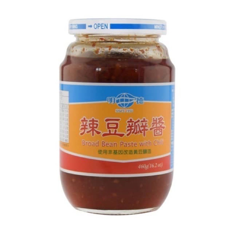 Ming De Broad Bean Paste With Chili (460g) 台湾进口 明德辣豆瓣酱 | Shopee Malaysia