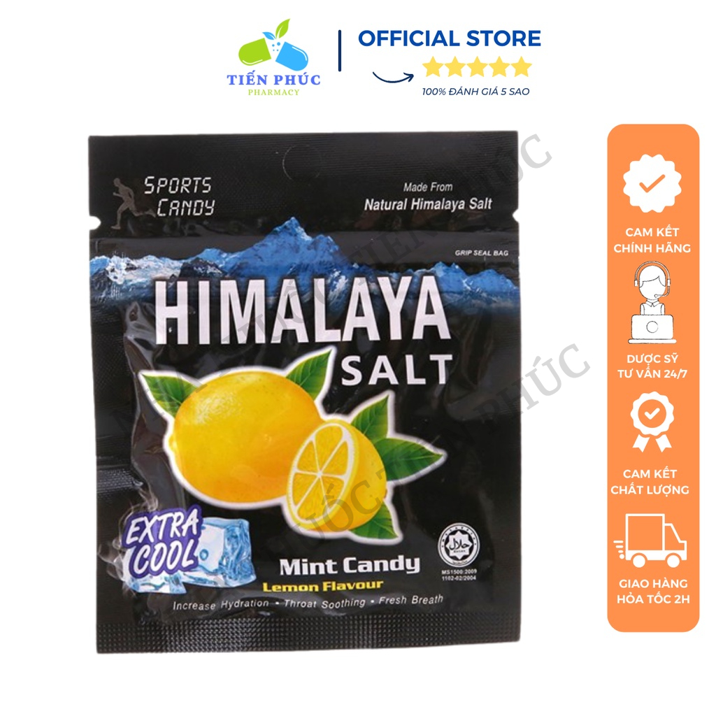 Himalaya Salt Lemon Mint Lozenges - Mineral Compensation, Stalk Neck (1 ...