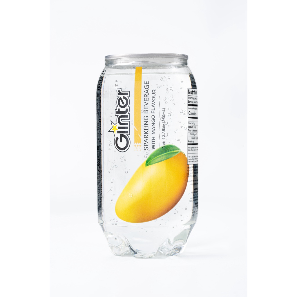 HALAL Glinter Mild Sparkling Water / Carbonated Soft Drinks - 10 Fruits ...