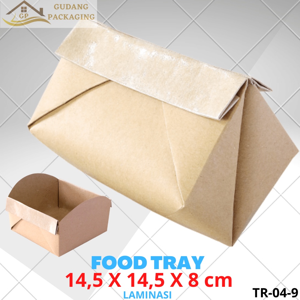 Cardboard FOOD TRAY RICE FOOD BOX RICE PAPER WRAPPING / SNACK RICE BOX ...