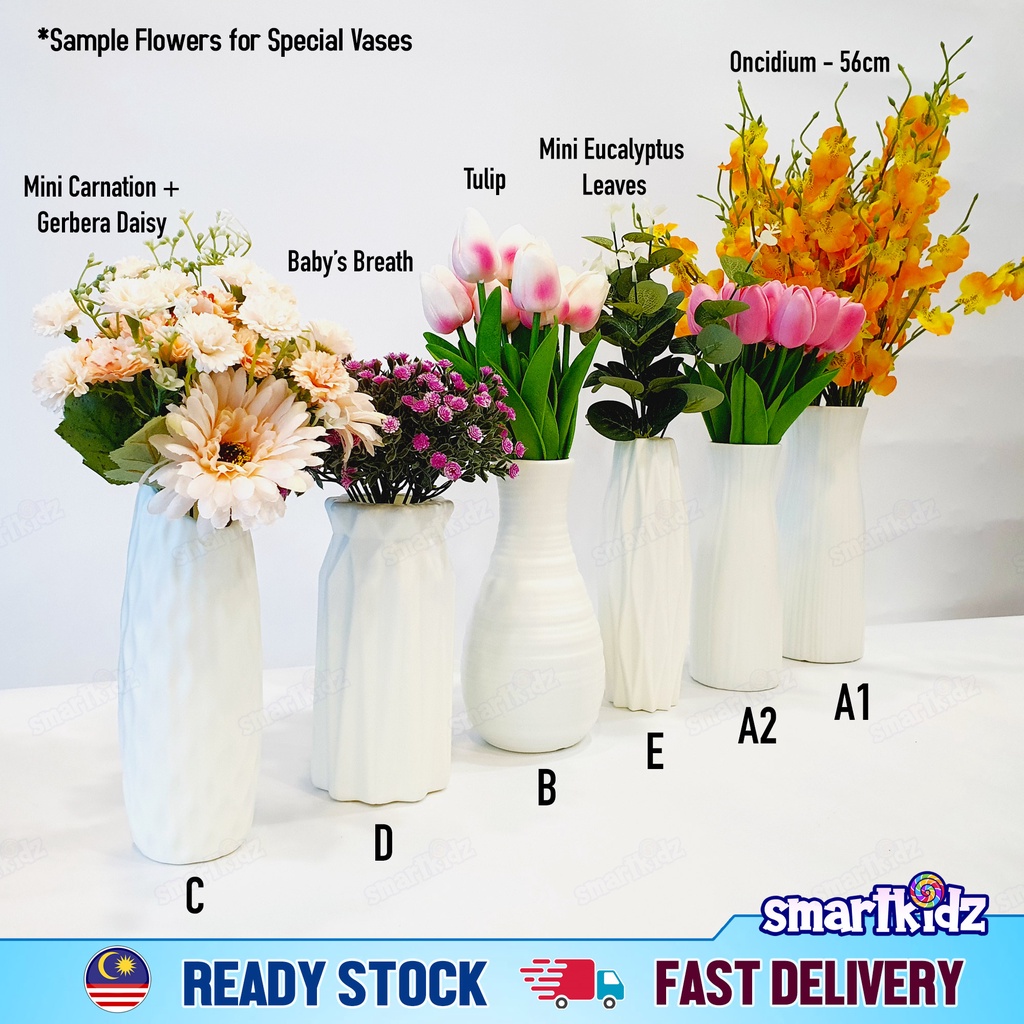 Unbreakable Plastic Vases Nordic Style | Flower Vase | Home Decorative ...