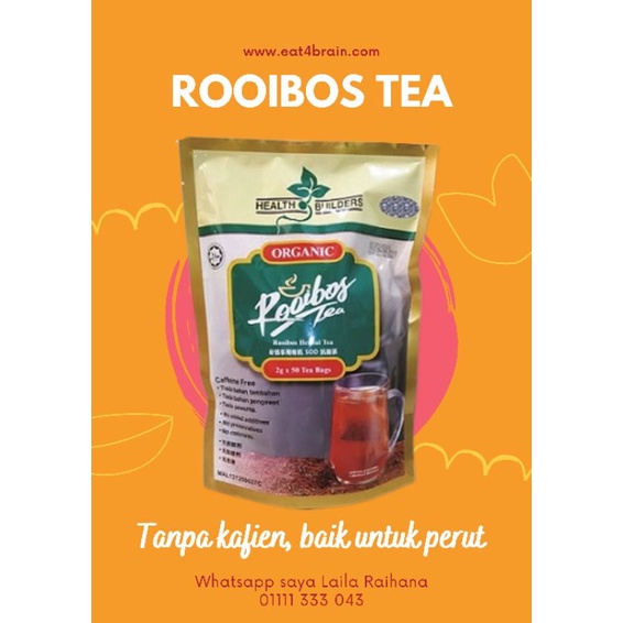 Rooibos Tea Health builder 50 sachet | Shopee Malaysia