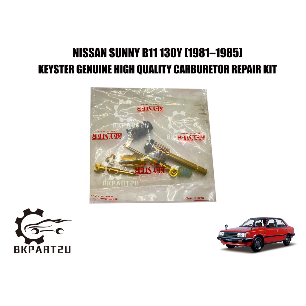 Nissan Sunny B11 130y Pulsar N13 (1981–1985) Carburetor Repair Kit Made By Keyster Japan K11 ...