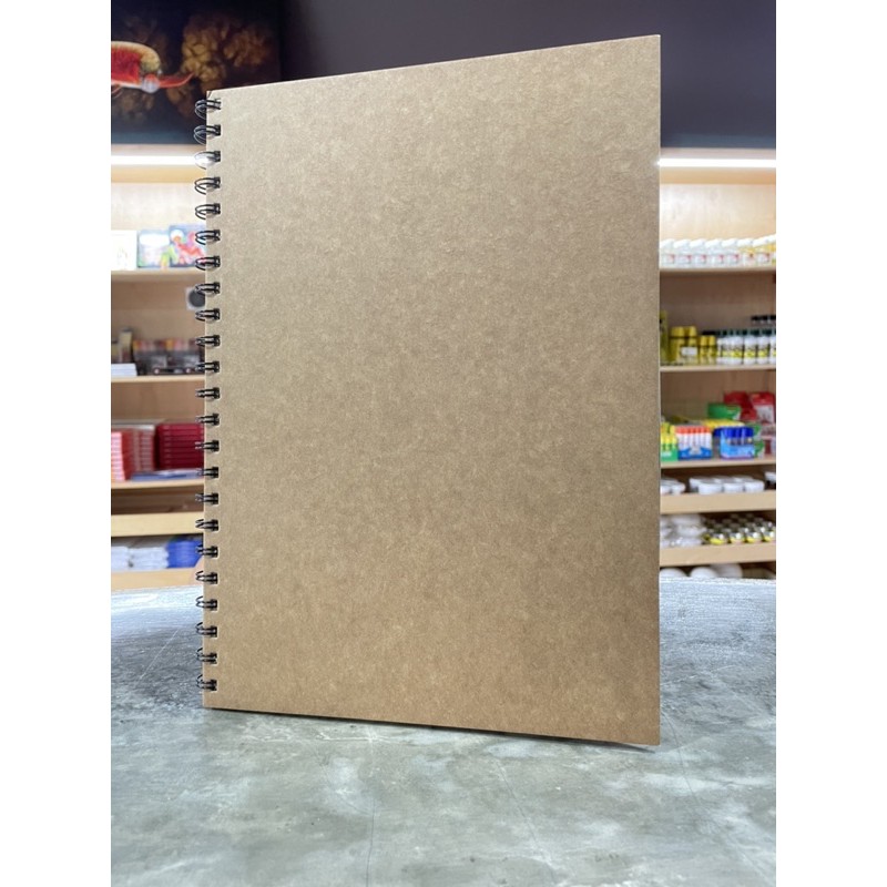 A3 / A4 Brown Sketch Book - 180gsm (30 sheets) | Shopee Malaysia