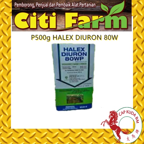 P500g HALEX DIURON 80W(Sama Dengan Hextar Diuron)Racun Rumput Sambau ...
