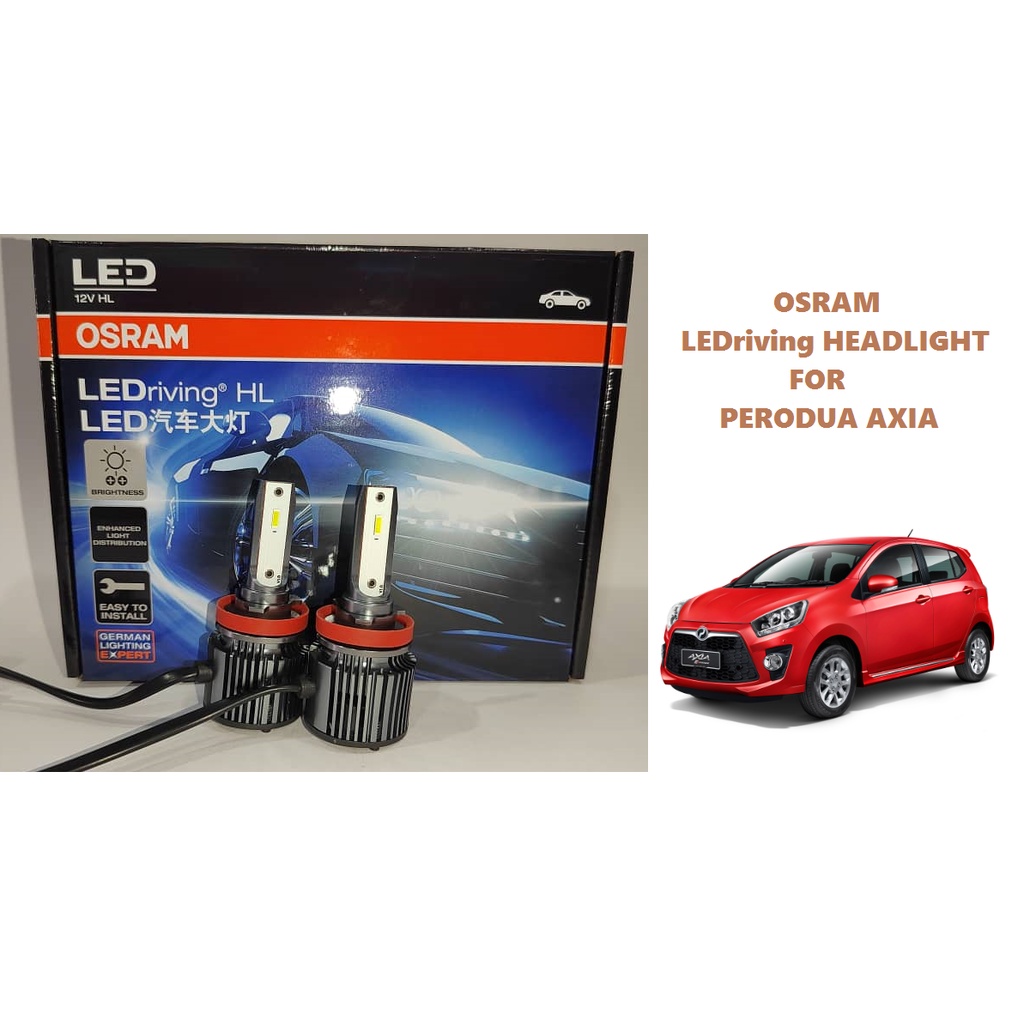 ☆LED☆ OSRAM LED Driving HEADLIGHT (H4) FOR PERODUA AXIA (2014year ...