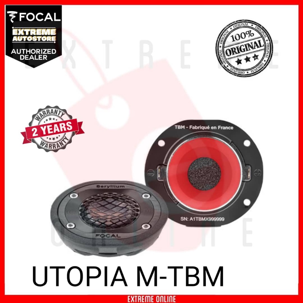 Focal TBM Utopia M Series 1" Beryllium 'M'-profile inverted dome tweeters - 1 pair | Shopee Malaysia