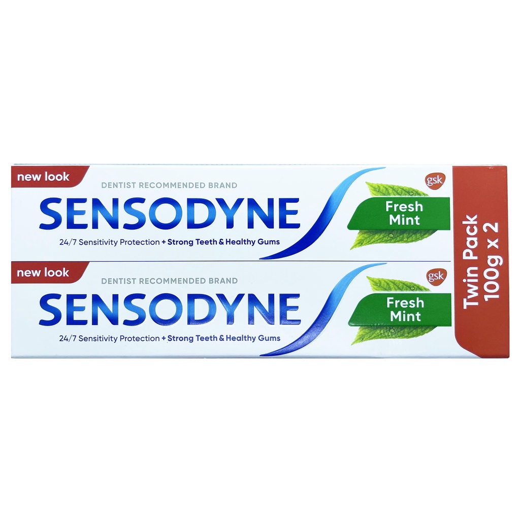 Sensodyne Fresh Mint Twin Pack 100g X 2 | Shopee Malaysia