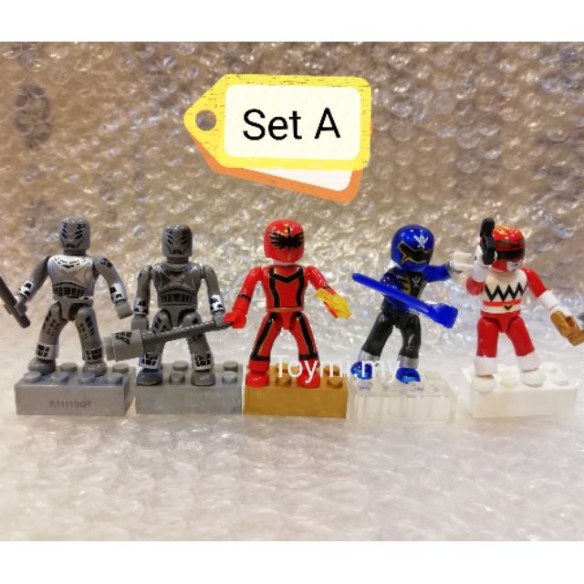 Original Mega blocks Power Rangers Gokai Sentai | Shopee Malaysia