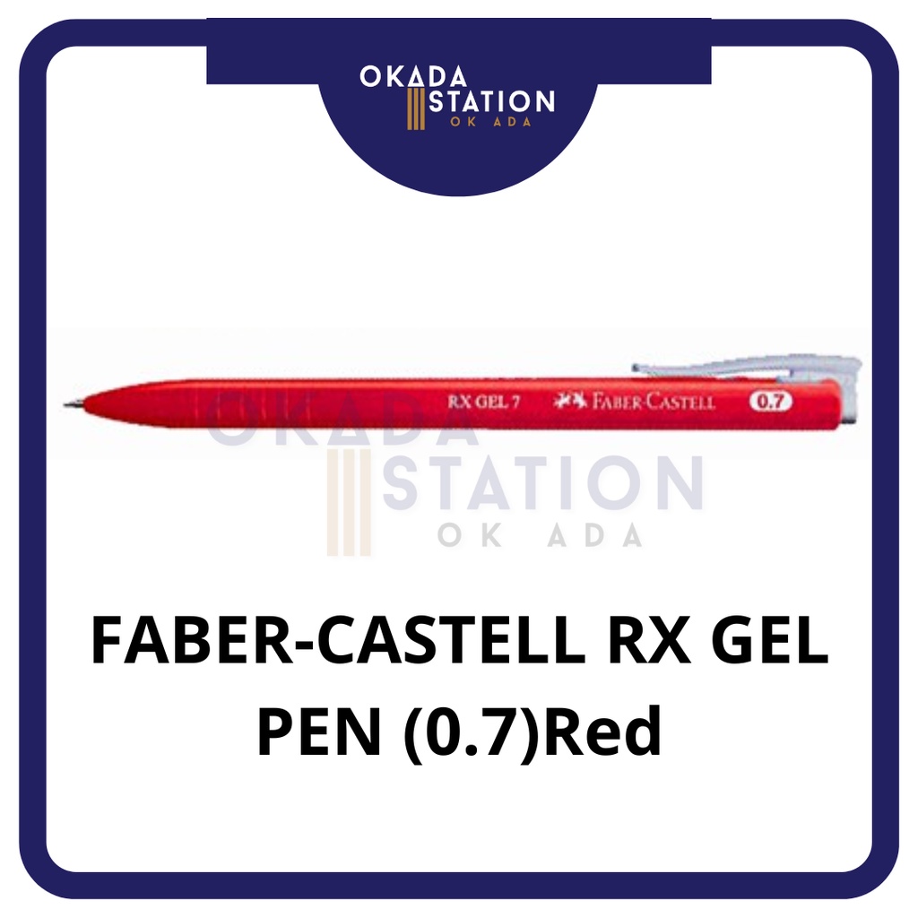 Faber Castell RX Gel Pen 0.5 0.7 / Gel Ink Pen / Pen Menulis / Faber ...