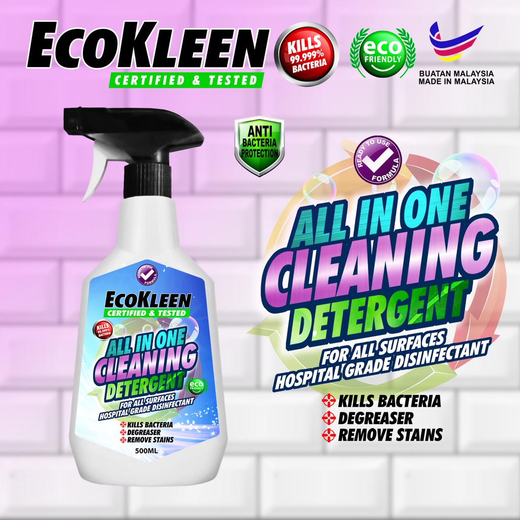 Eco Kleen Anti Bacteria All in One Cleaning Detergent Ready To Use ...