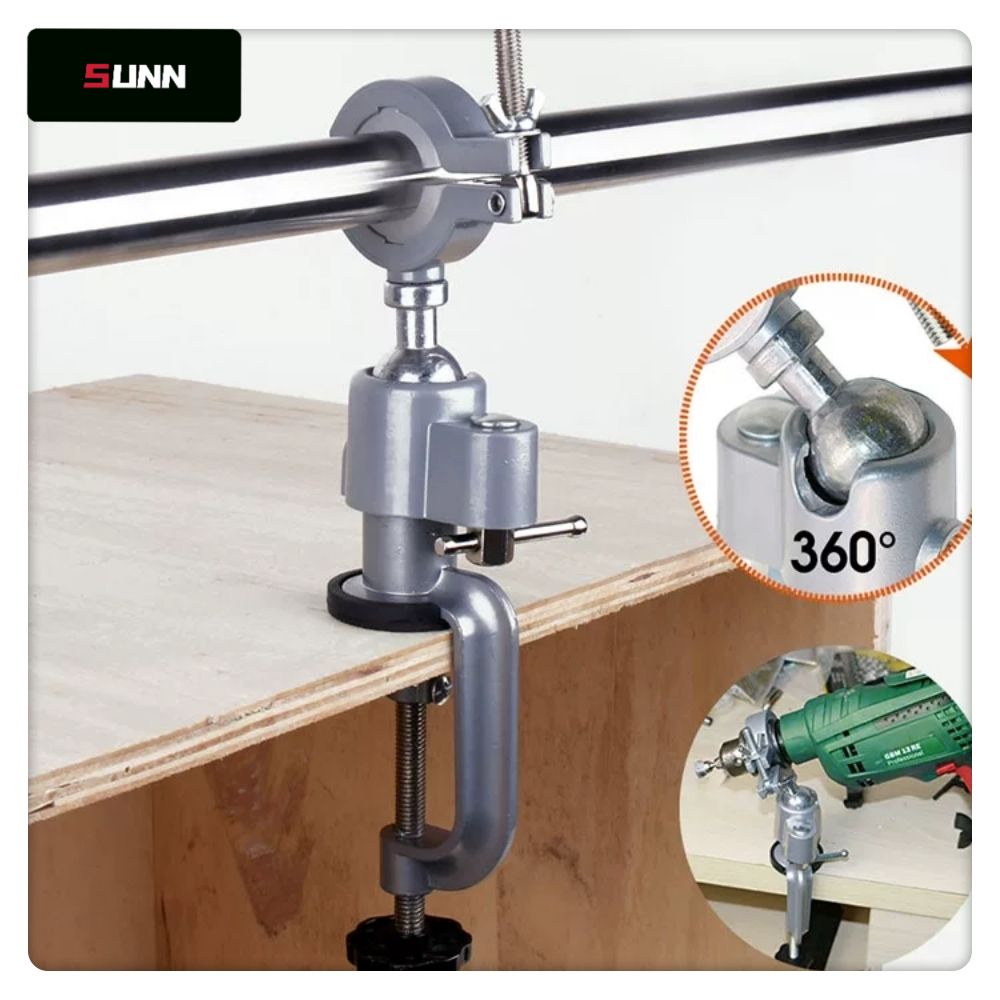 SUNN 360 Table Vise Swivel Clamp 360 Rotating Angle Grinder Drill ...