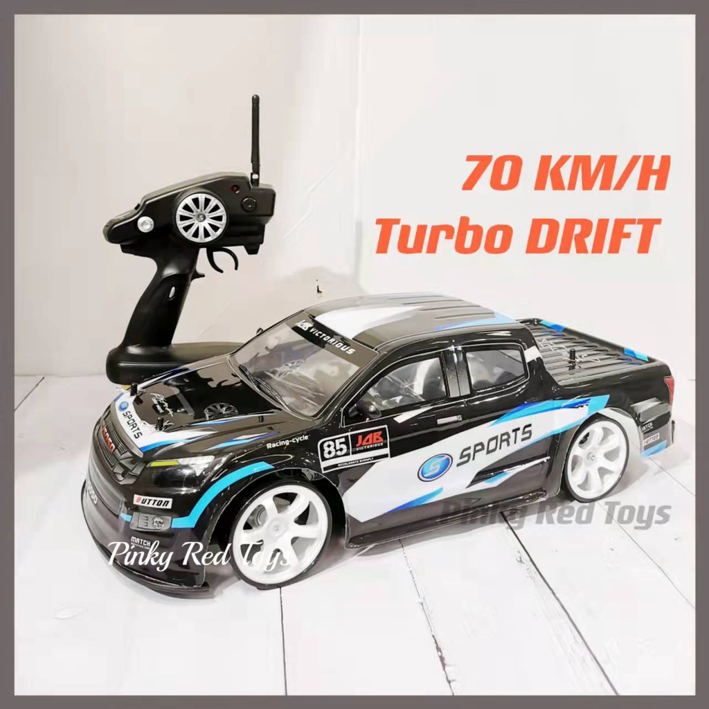 TURBO 4WD RC Car DRIFT HILUXX DMAXx 2.4g 9v scale 1.10 70km/h big saiz ...