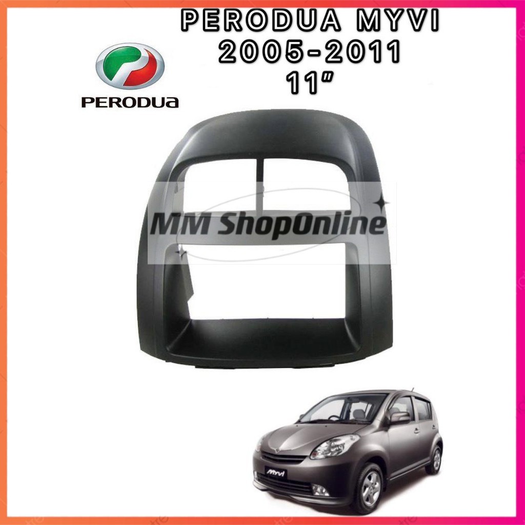 PERODUA MYVI 2005 YEAR FIRST MODEL 11 INCH DASHBOARD RADIO CASING FRAME ...
