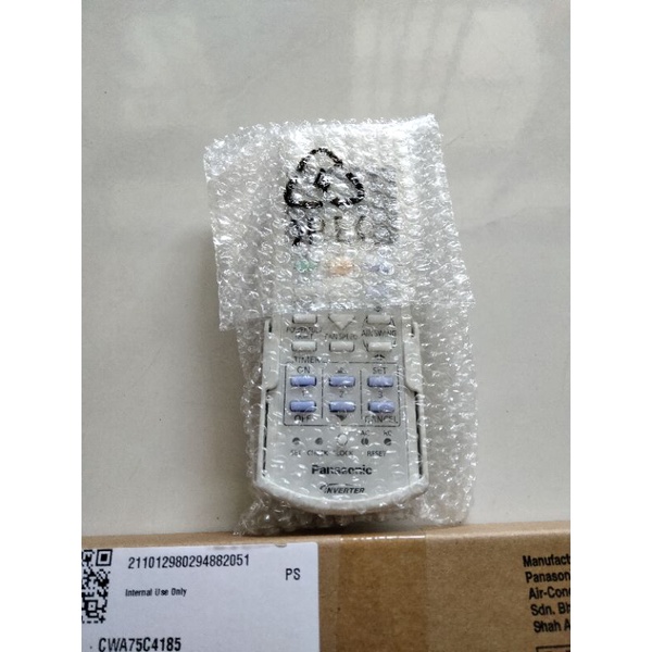 Original Panasonic Aircond Remote Control(4185)/Air Conditioner Remote ...