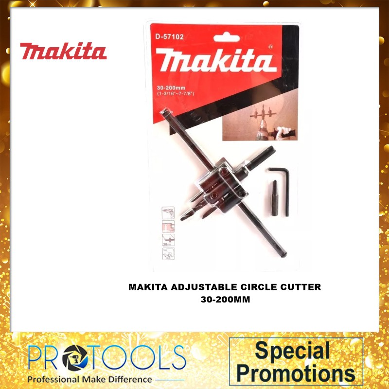 MAKITA D-57102 HEAVY DUTY ADJUSTABLE CIRCLE CUTTER (PEMOTONG BULATAN ...