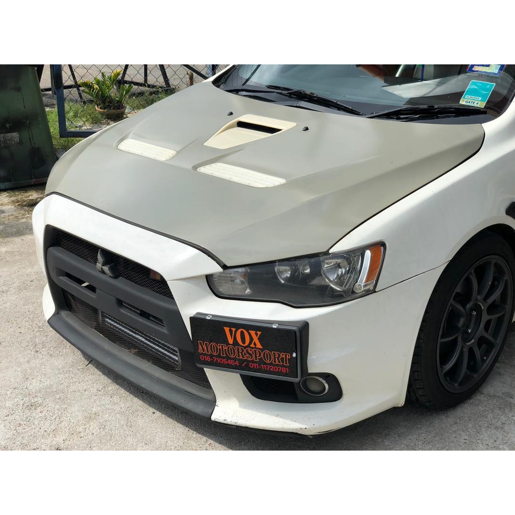 1 evo x steel bonet hood fit untuk mitsubishi lancer gt proton inspira ...
