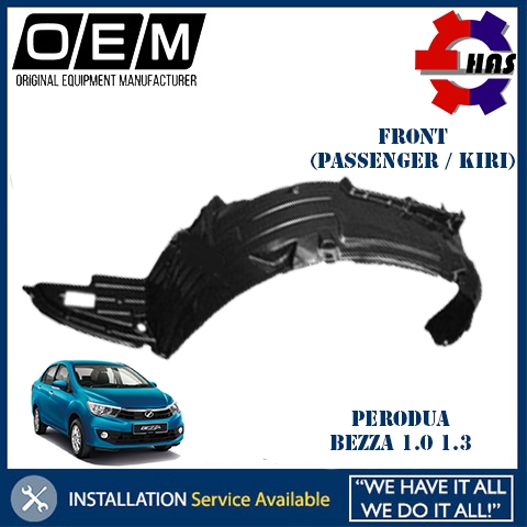 Perodua Bezza Front Fender Liner Protector Daun Pisang Depan (1pc ...