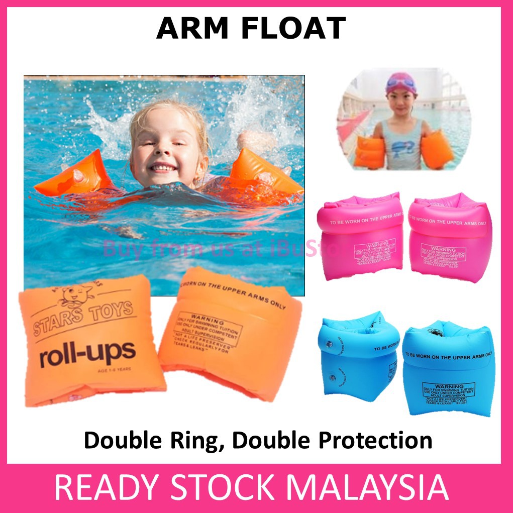 Inflatable Arm Float Arm Ring Kids Float Swimming Safety Aids | Shopee ...