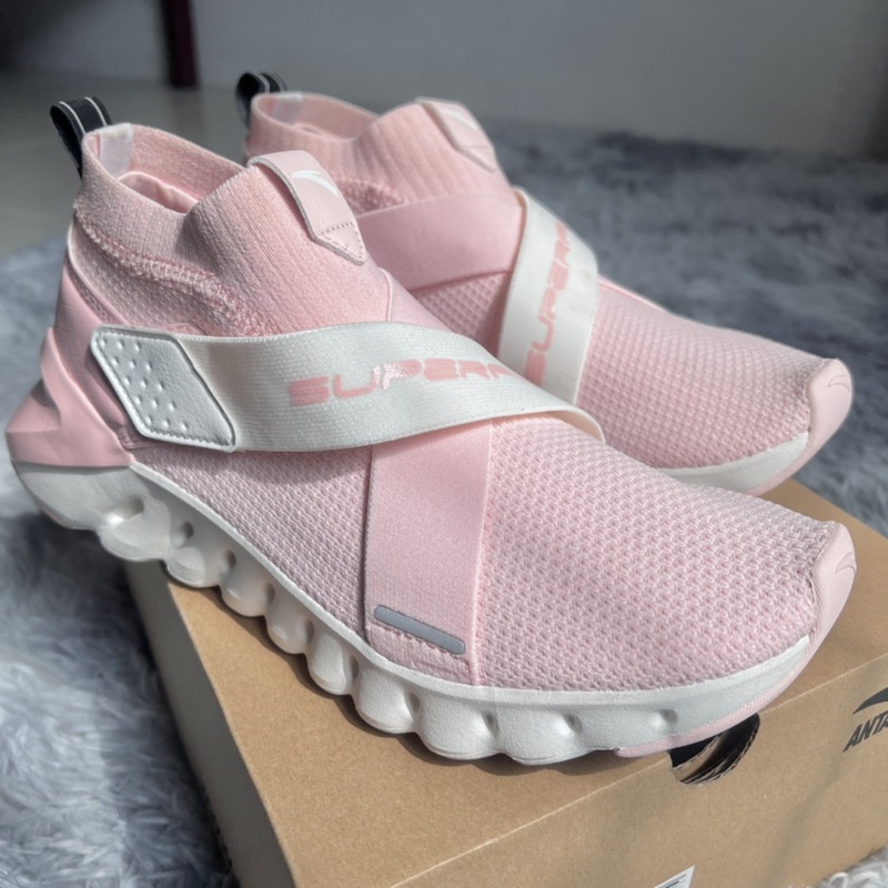 Preloved Original ANTA Women Sneaker running shoes Pink/White ...