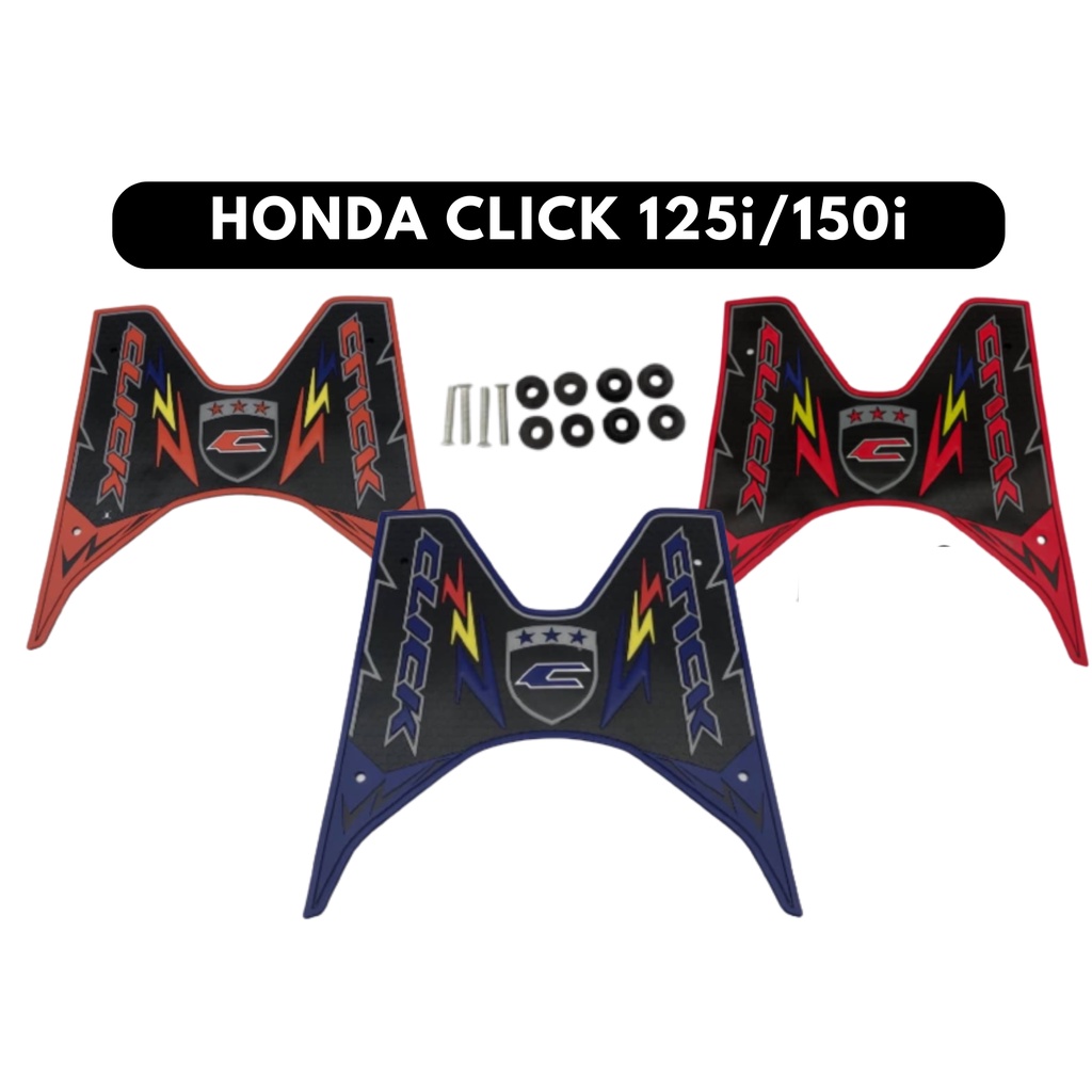 HONDA CLICK 125i/150i RUBBER MATTING WITH SCREWS / RUBBER MATTING FOR ...