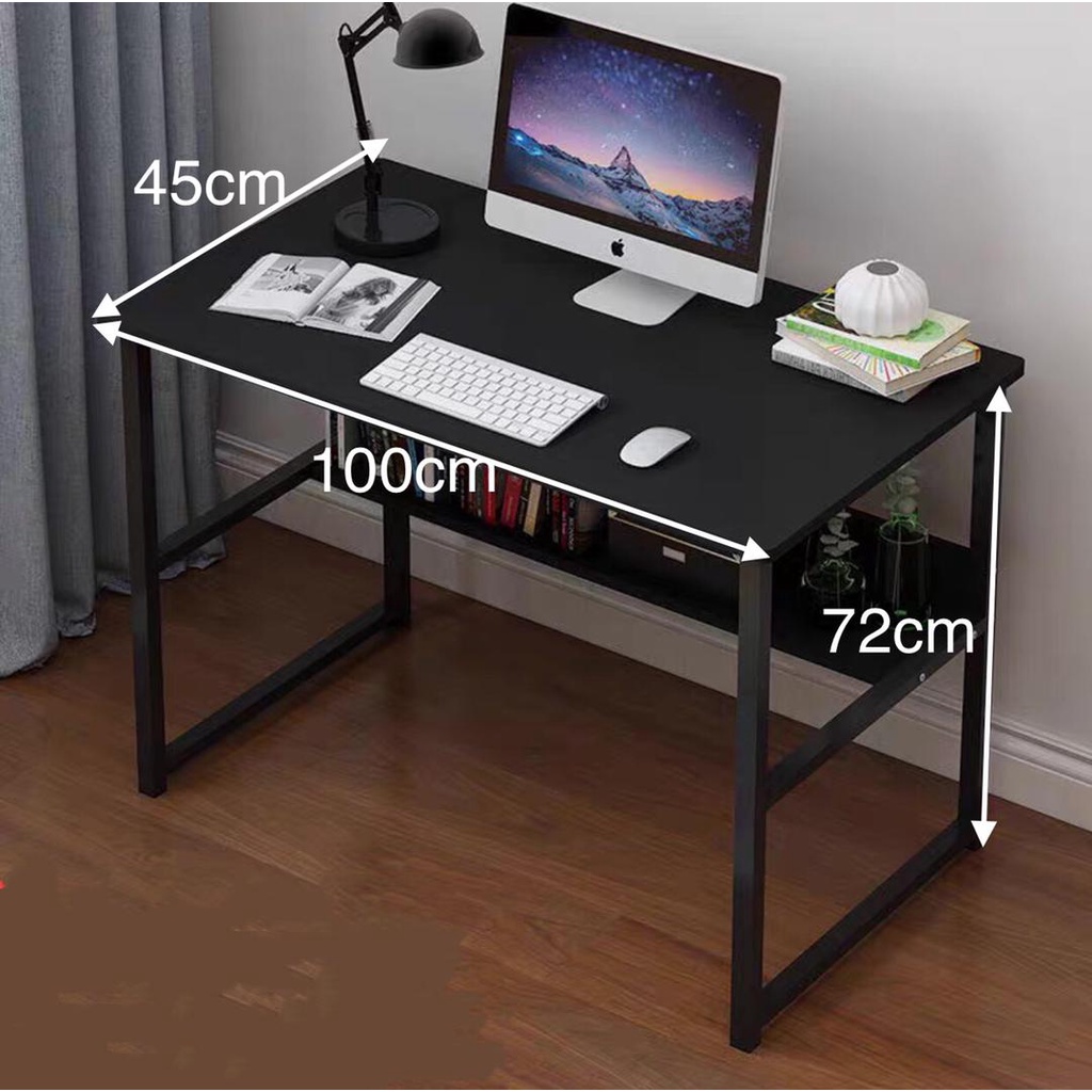 P 100 x 37 x 72 cm Computer Table Desktop Home Student Desk Bedroom ...