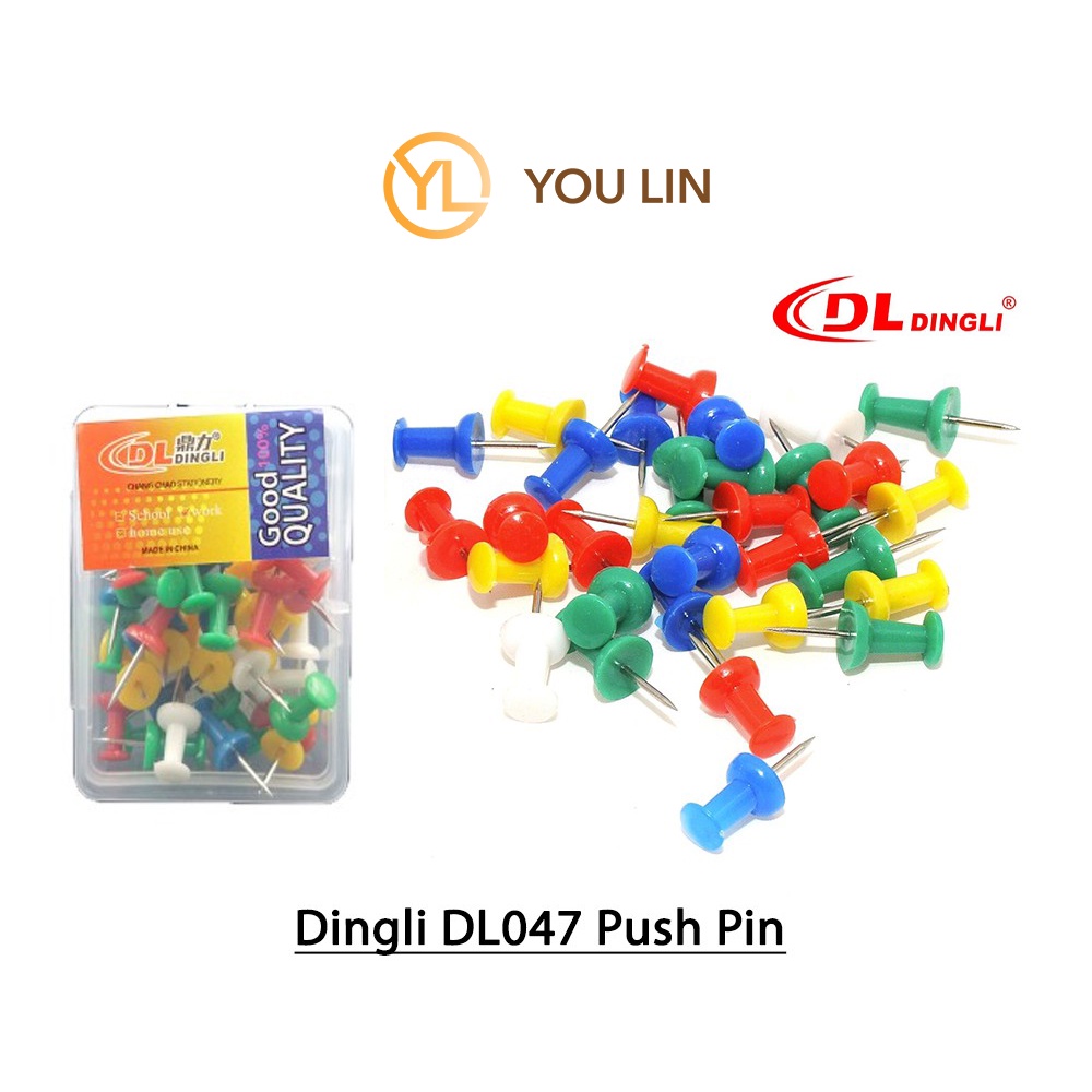 Dingli DL047 Push Pin/Thumb Tack | Shopee Malaysia