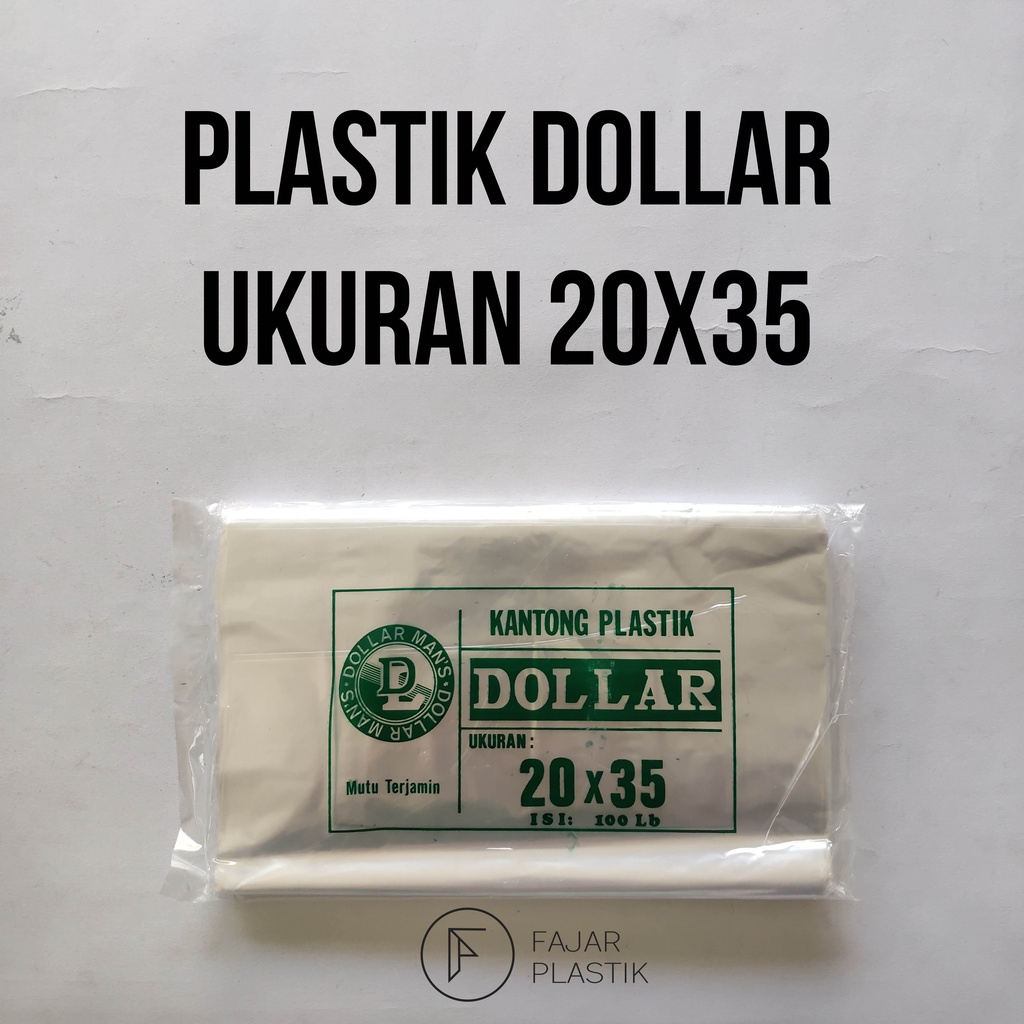 Pp Plastic/Medium Clear Plastic Bag Dollar Brand Size 20X35 Thickness ...