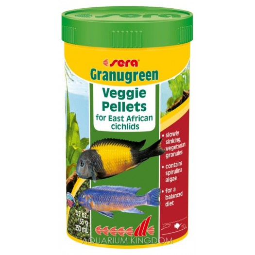 Sera Granugreen 250ml exp 2026 (Fish Food) (Vegetable Diet, For East ...