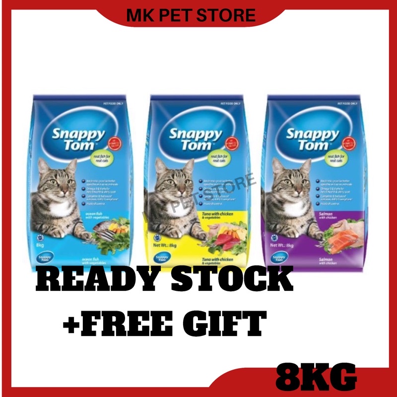 Snappy Tom Dry Cat Food 8KG | Shopee Malaysia