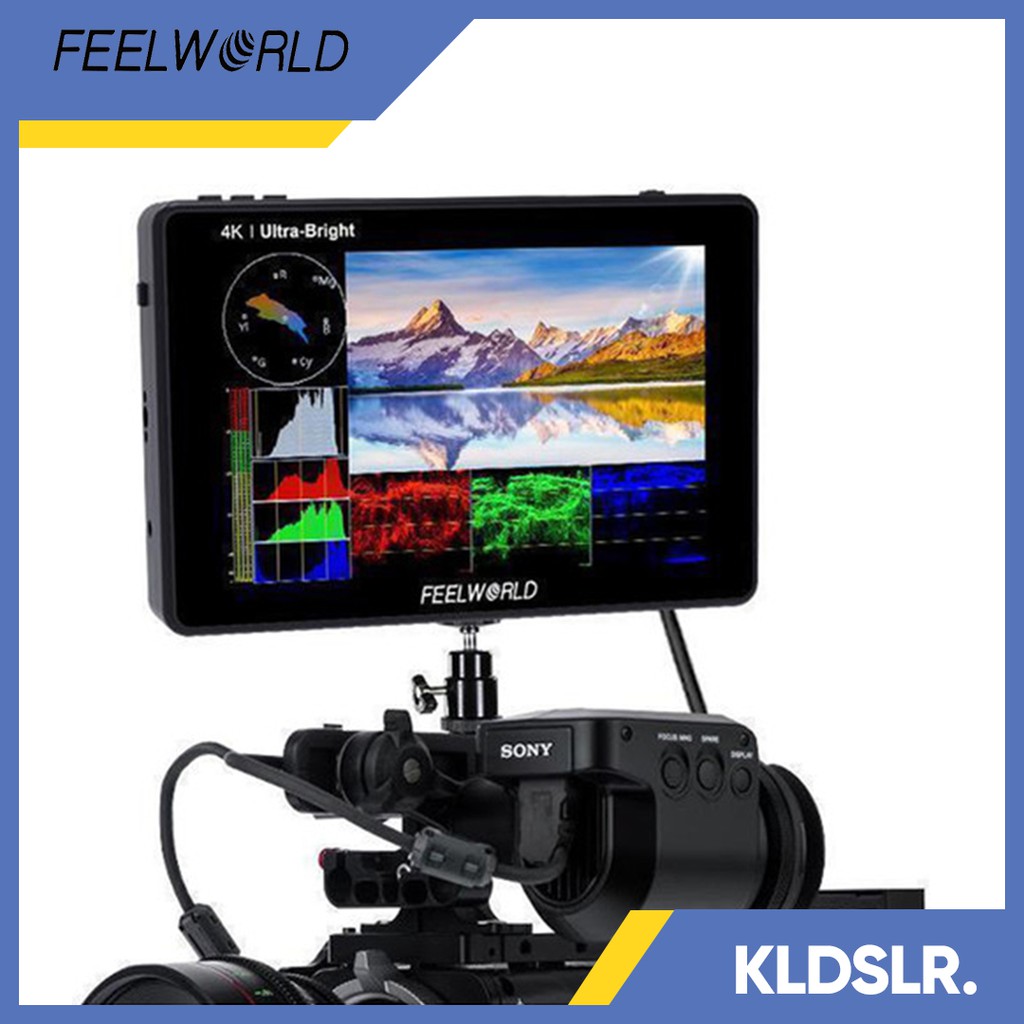 FeelWorld LUT7S 7" 3D LUT 4K HDMI and SDI Monitor | Shopee Malaysia