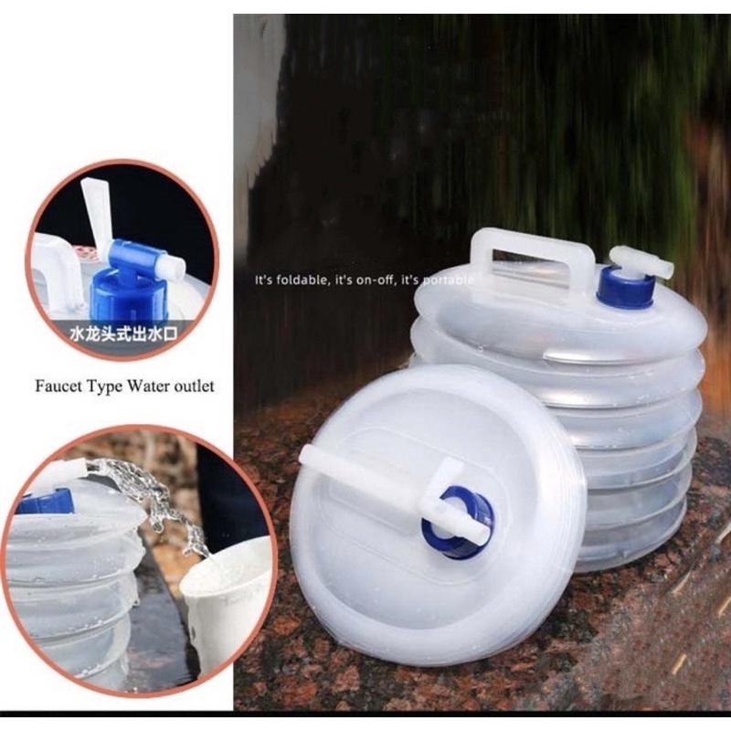 Collapsible Foldable Outdoor Water Container Foldable Water Storage ...