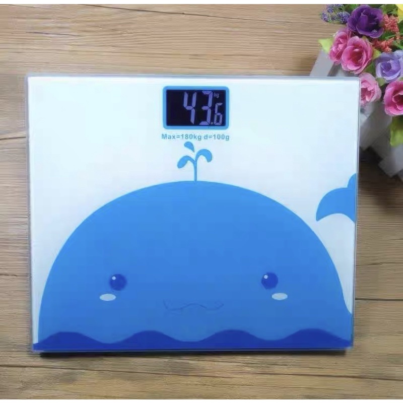 Digital Electronic Body Weight Cute Weighing Scale Cartoon Timbang ...