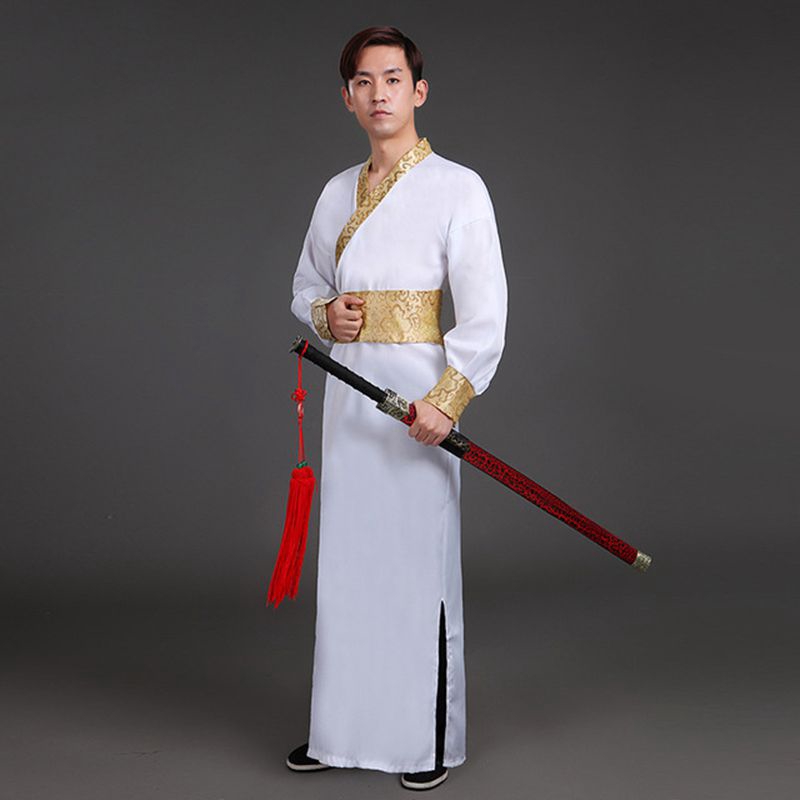 Chinese Ancient Man Cosplay Hanfu Graduation Clothes Tang Dynasty Stage ...