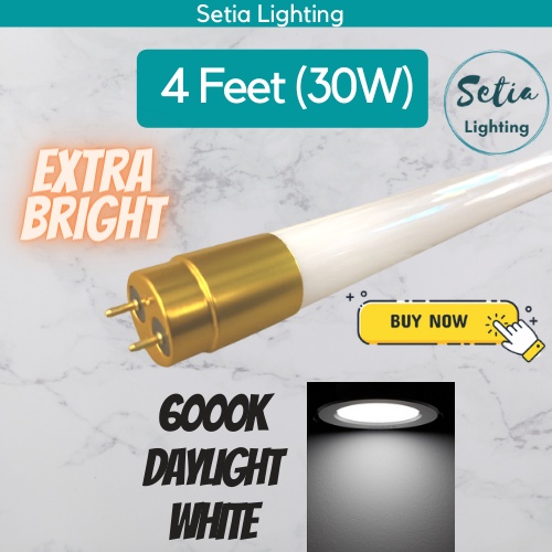 Performance 30W LED T8 Set 4 Feet Extra Bright long Florescent Tube ...