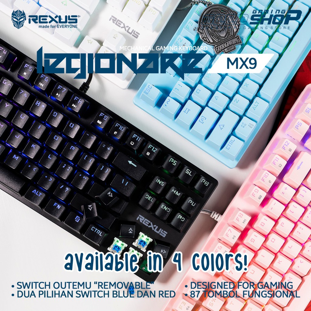 Rexus Legionare MX9 TKL RGB - Gaming Keyboard | Shopee Malaysia