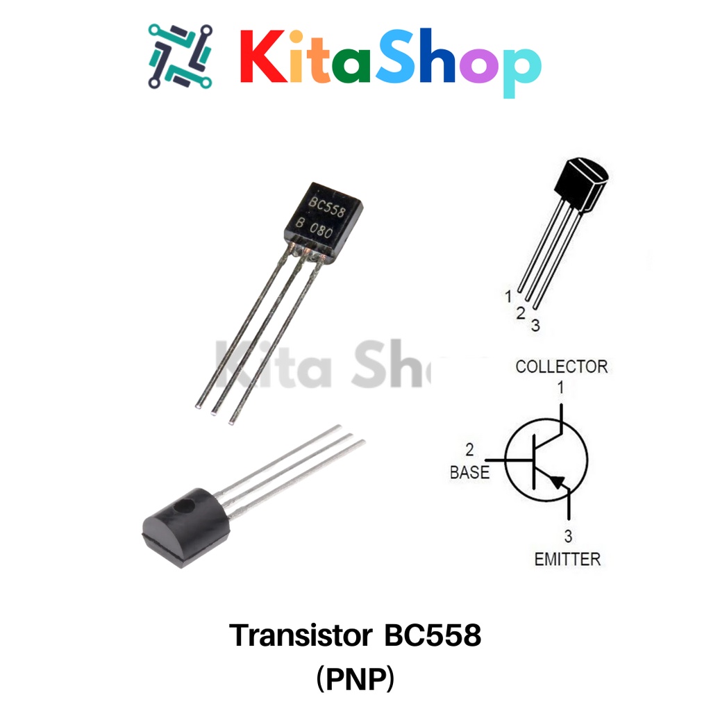 Transistor (PNP, BC558) | Shopee Malaysia