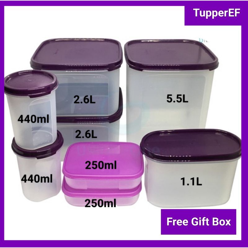 💖💖 Tupperware Modular Mates Essential Set with Gift Box | Shopee Malaysia