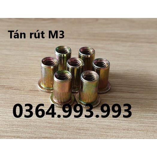 Package of 100 M3 Retractable Rivets/ M3 Retractable Ecu/ M3 ...