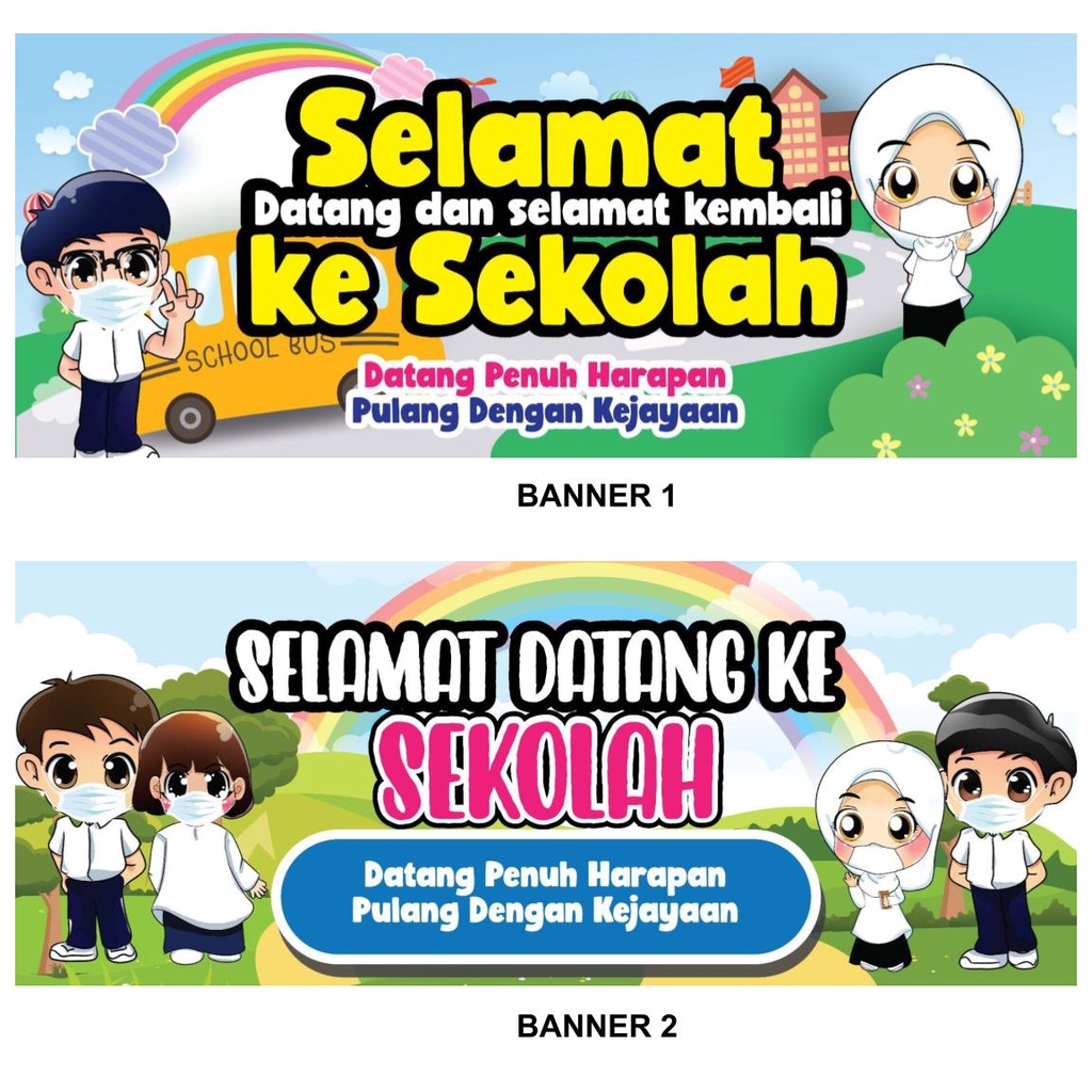 Banner Bunting Selamat Kembali Ke Sekolah | Shopee Malaysia
