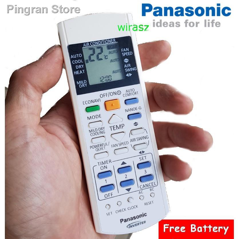 ۞Panasonic air cond aircon aircond remote ECONAVI inverter a75c4185 ...