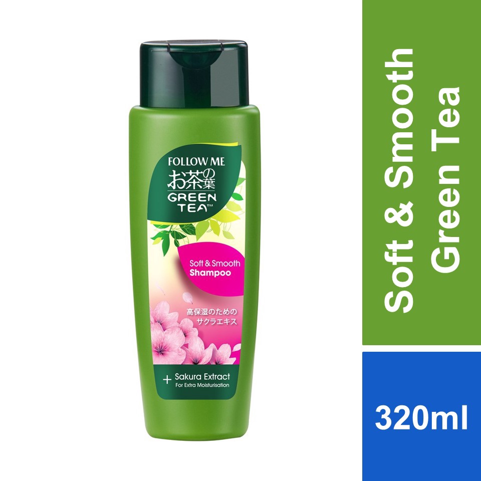 Follow Me Green Tea Shampoo (Soft & Smooth) 320ml | Shopee Malaysia