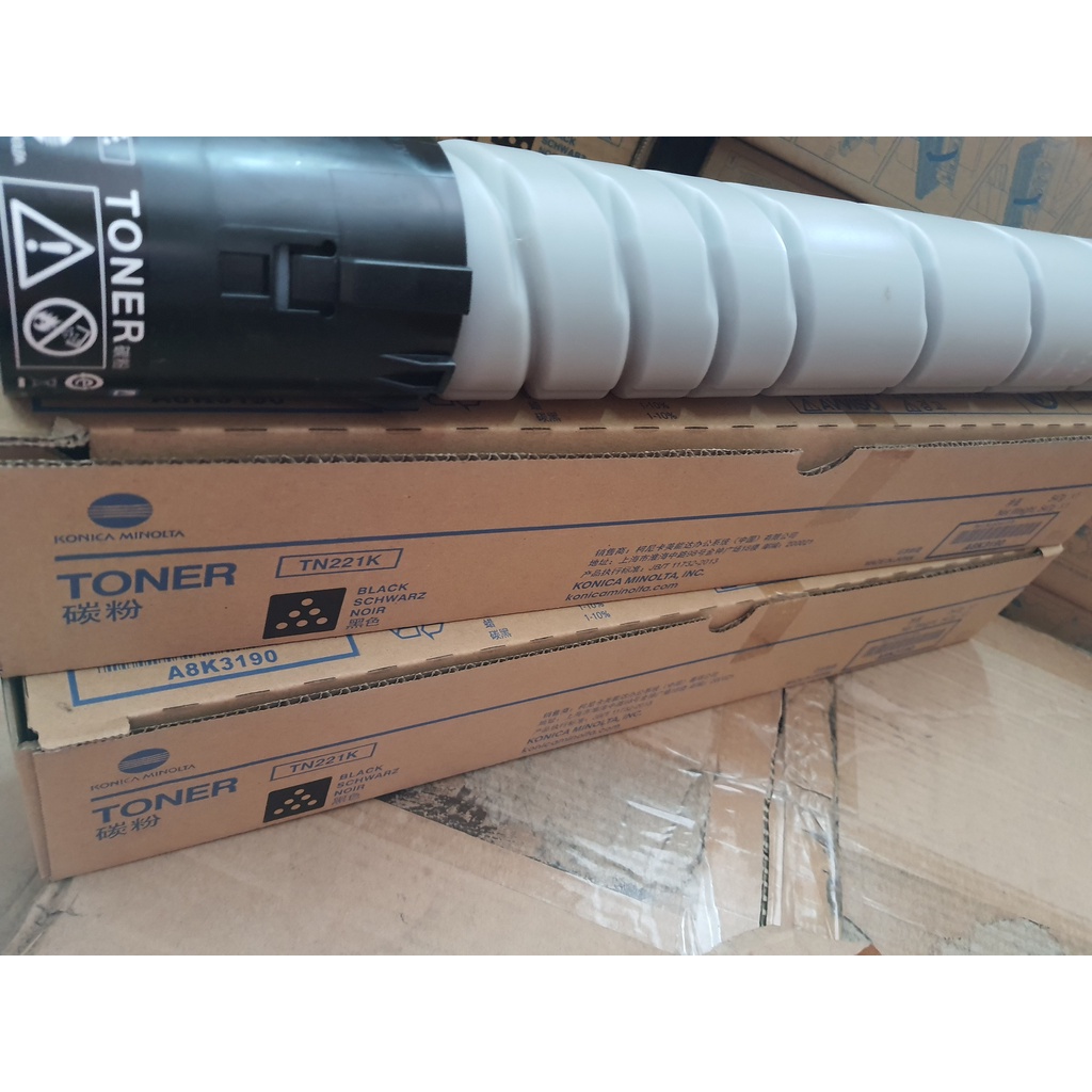 Konica Minolta Original Toner TN-221K Black Bizhub C227, 287 | Shopee ...