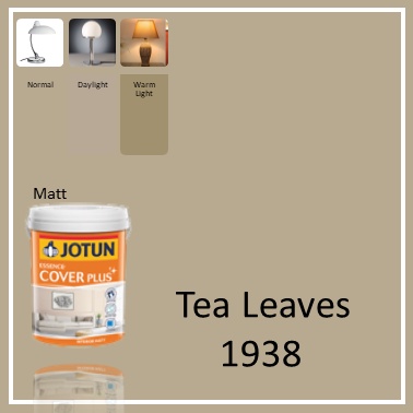 Jotun Paint 5L Essence Cover Plus Matt -1938 Tea Leaves / wall paint ...