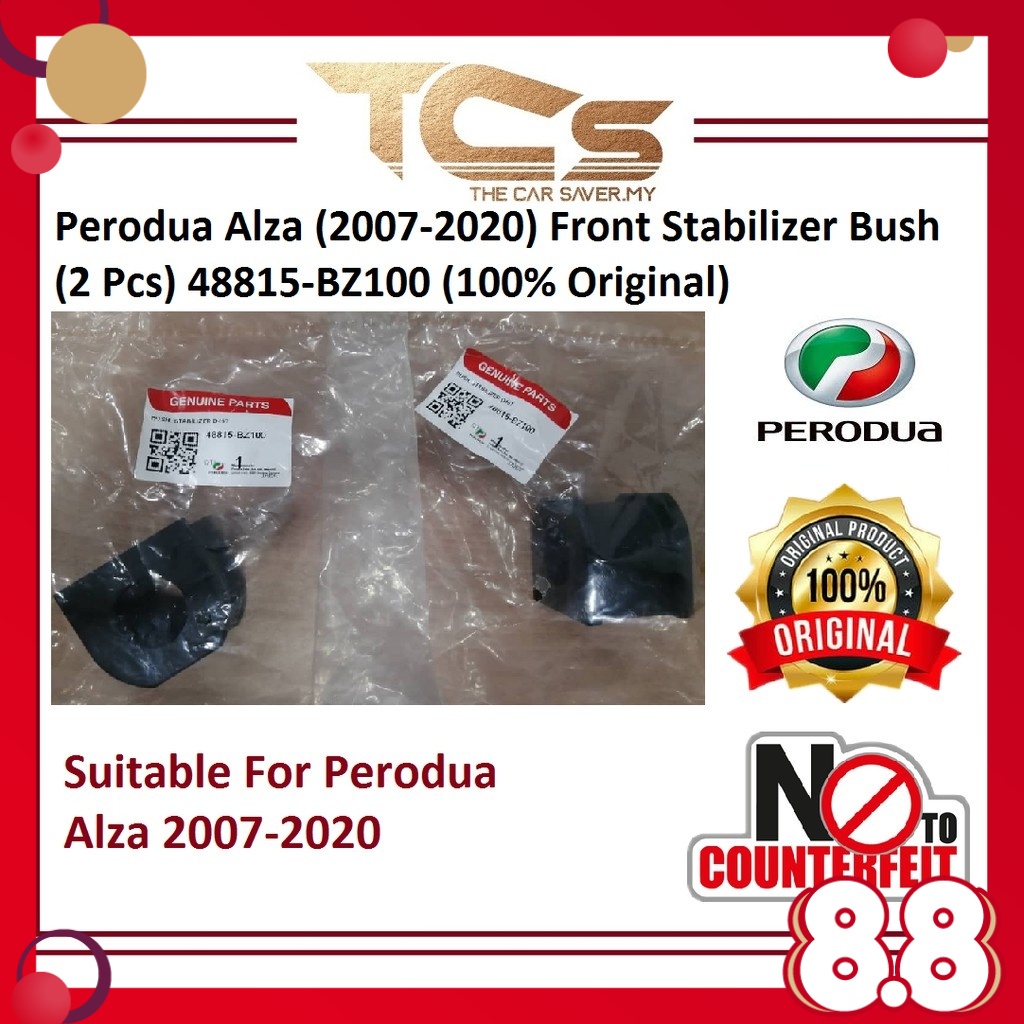 Perodua Alza (2007-2020) Front Stabilizer Bush (2 Pcs) 48815-BZ100 (100 ...