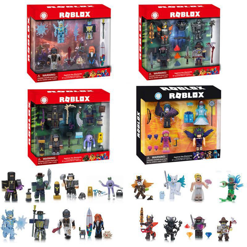 Game Roblox Figures Mini Playset Robot Children Gift Toy Cake Toppers ...
